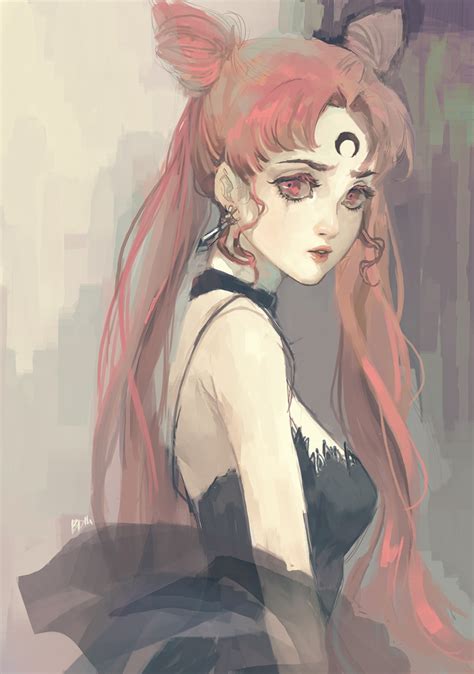 Chibi Usa And Black Lady Bishoujo Senshi Sailor Moon And 1 More Drawn By Bd134 Danbooru