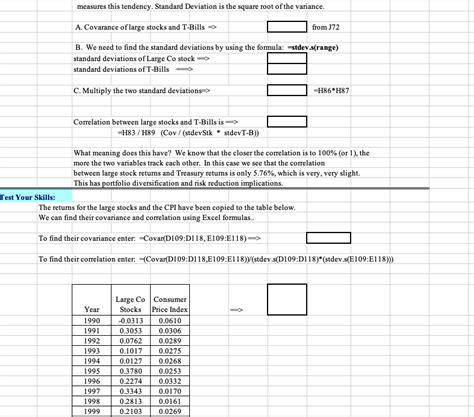 Stock Returns And Variance Estimating Stock Returns