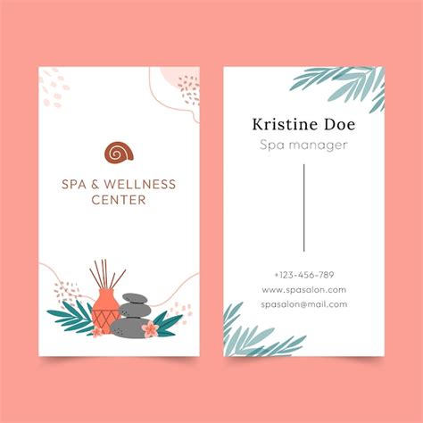 Free Vector Wellness And Spa Design Template