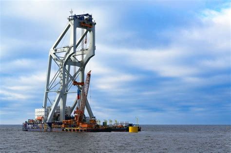 Polands First Offshore Wind Farm Under Construction First Monopiles