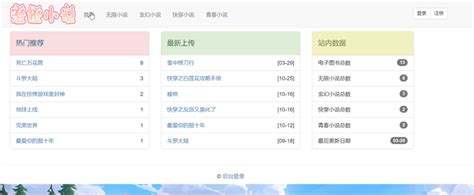 小说集合网站 平台系统开发 程序员客栈