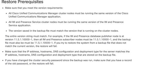Solved Restore Request Is Timing Out Cisco Community