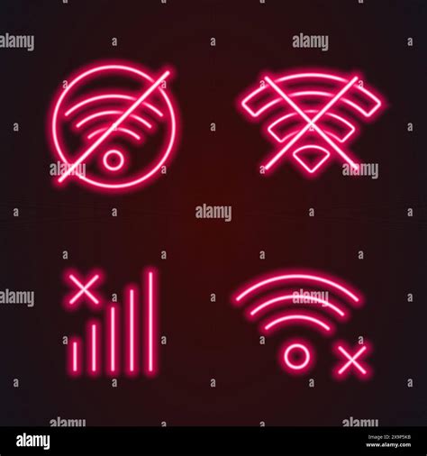No Connection Wi Fi Stock Vector Images Alamy