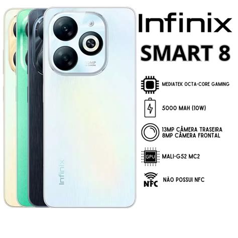 Celular Infinix Smart Gb Rom Gb Ram Vers O Global Smartphone G Rom Global C Mera