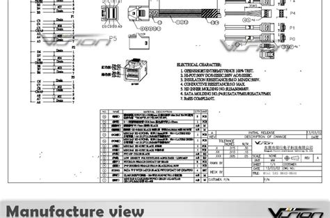 Vision Mini SAS SFF To SATA Pin With Sideband SGPIO Cable