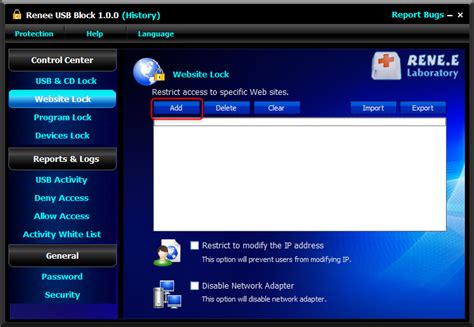 How To Disable Network Email Access Rene E Laboratory