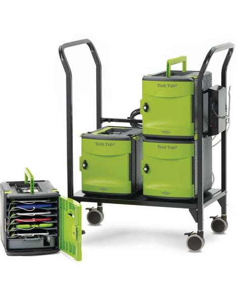 Tech Tub Modular Cart Holds Devices