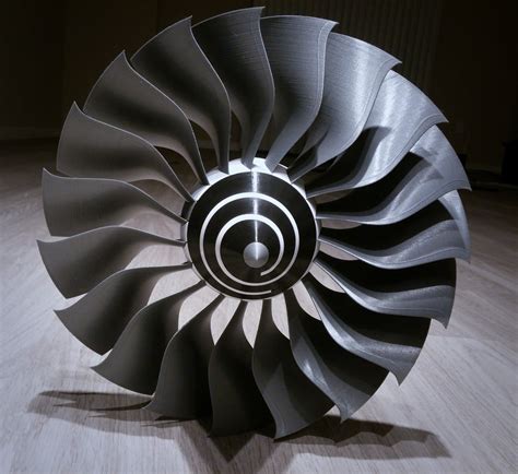 High Bypass Jet Engine Fan By Catiav5ftw Download Free Stl Model