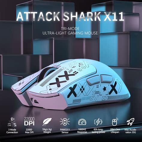 Игровая мышь беспроводная беспроводная X11 Беспроводная с магнитной ...