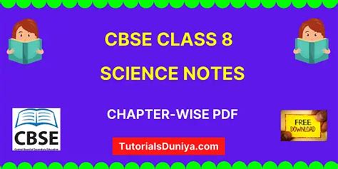 Download Complete Cbse Class 8 Science Notes Chapter Wise