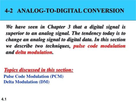 PPT ANALOG TO DIGITAL CONVERSION PowerPoint Presentation Free Download ID