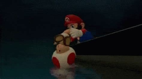 Scared Mario GIF Scared Mario Tensed Discover Share GIFs