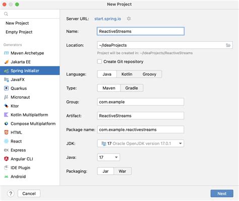 Reactive Streams Intellij Idea Documentation