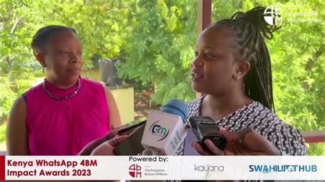 Kenya Whatsapp 4bm Impact Awards Launch The 4gotten Bottomillions 4bm