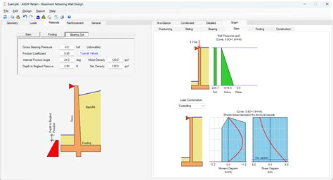 Basement Wall Design Example Using Asdip Retain Software