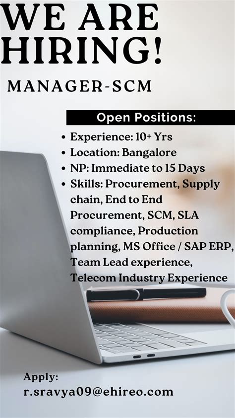 Sravya Ruhema P On Linkedin Hiring Manager Scm