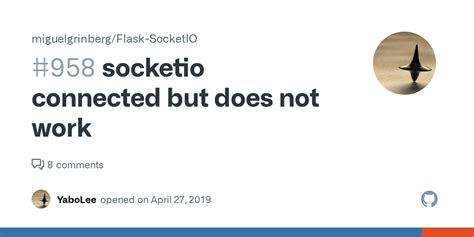 Socketio Connected But Does Not Work · Issue 958 · Miguelgrinberg