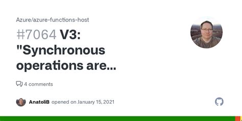 V3 Synchronous Operations Are Disallowed When Returning Task · Issue 7064 · Azureazure