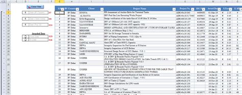 Excel How To Filter Table By Entering Text In Cells Stack Overflow