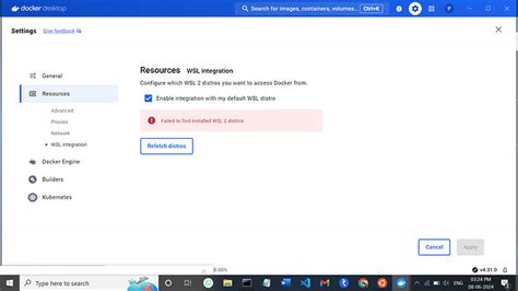 Issues With Docker Desktop And WSL 2 Integration General Docker