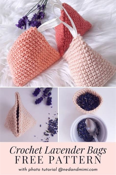 Best 13 Crochet Dried Lavender Sachets Free Beginner Pattern Artofit