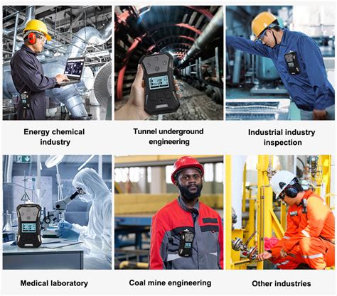Portable Explosion Proof Multi Gas Detector 4 Gas Co H2s O2 Lel