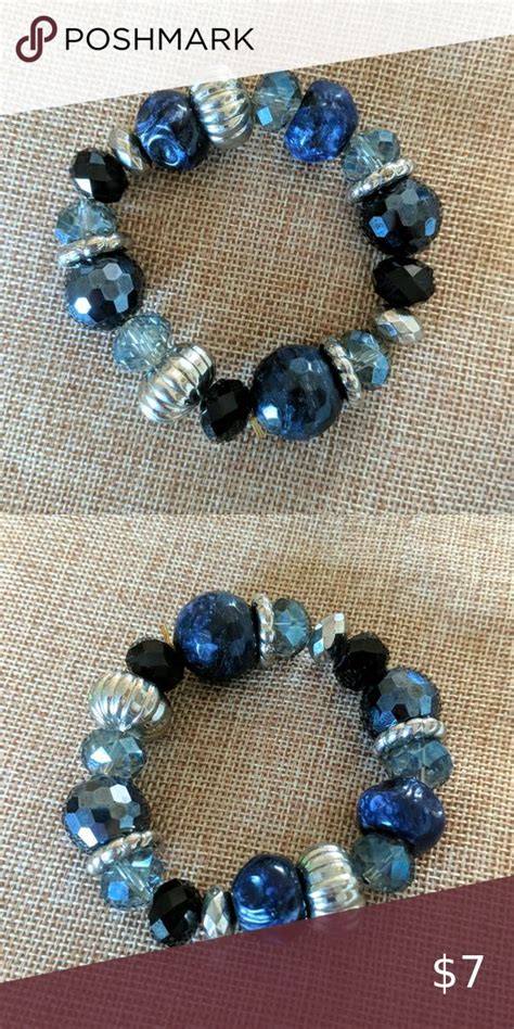 Blue Beaded Bracelet Beaded Bracelets Blue Beaded Bracelets Beaded