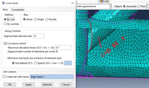 How To Reproduce A Edge Surface Shell Intersection In Abaqus ResearchGate