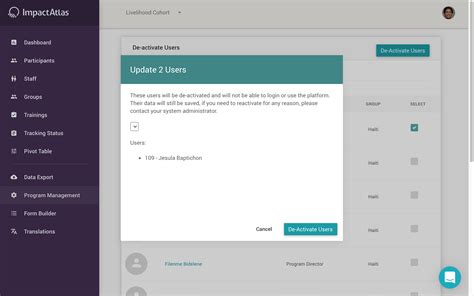 How To Deactivate A User