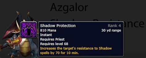 WoW TBC Classic Phase T Shadow Resistance Guide
