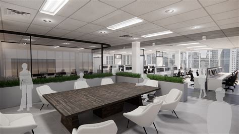 오피스 내부투시도 3d 공간 모델링 포트폴리오 크몽