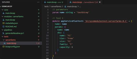 azure bicep modules development using acr and devops