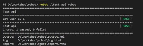 test api ด้วย robot framework มาลองเขียน test script สำหรับทดสอบ api