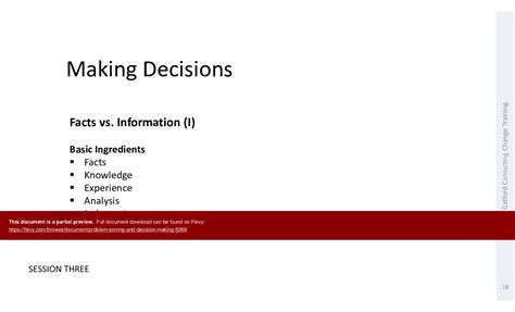 Problem Solving And Decision Making PPT Slide Deck
