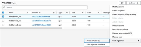 Conducting Chaos Engineering Experiments On Amazon EBS Using AWS Fault Injection Simulator AWS