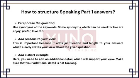 How To Structure Your Answers In Ielts Speaking By Yuno Learning Medium