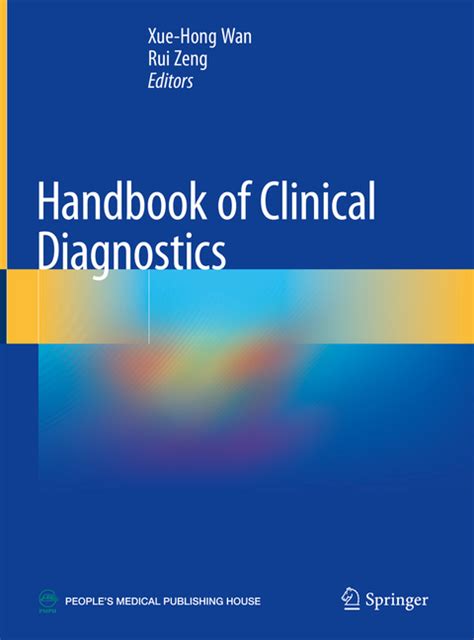 Handbook Of Clinical Diagnostics Von Xue Hong Wan Isbn 978 981 13 7676 4 Fachbuch Online