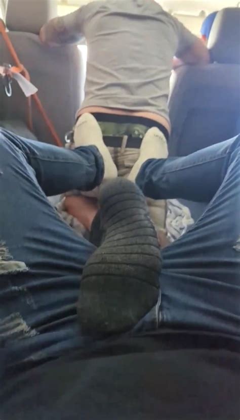 Socked Feet Rub Bulge