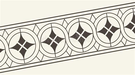 Geometric Decorative Border Pattern Vector Elegant And Versatile