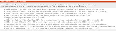 angularfiremodule required for unit testing · issue 3381 · angular angularfire · github