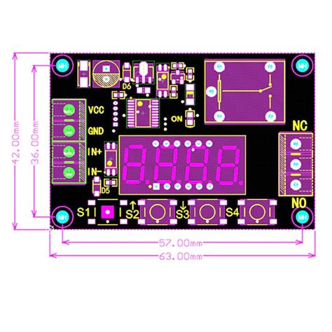 24v Time Relay Module Trigger Off On Switch Cycle Timing Relay Board