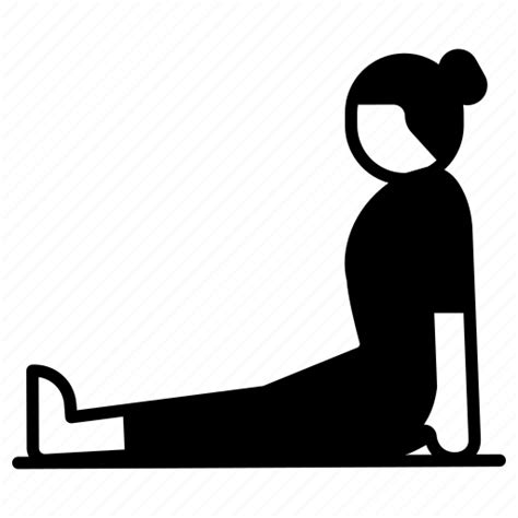 Yoga Excercise Physical Activity Pose Woman Fitness Icon Download On Iconfinder