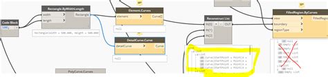 Create A Rectangles Curves Dynamo