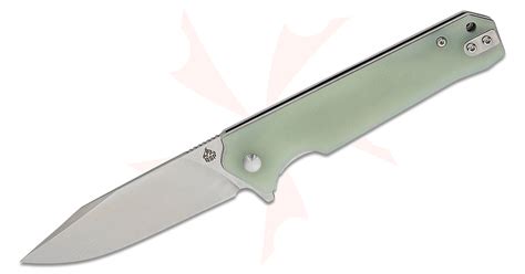 Qsp Knives Mamba V2 Flipper Knife 35 D2 Satin Clip Point Blade