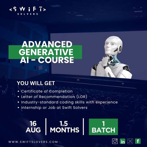 Swift Solvers On Linkedin Generativeai Ai Course Bootcamp