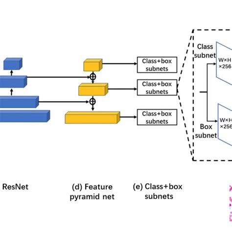 The Architecture Of Retinanet A Raw Cell Image B Data Download Scientific Diagram
