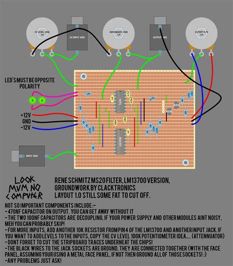 Diy Synth Schematics Diy Synth
