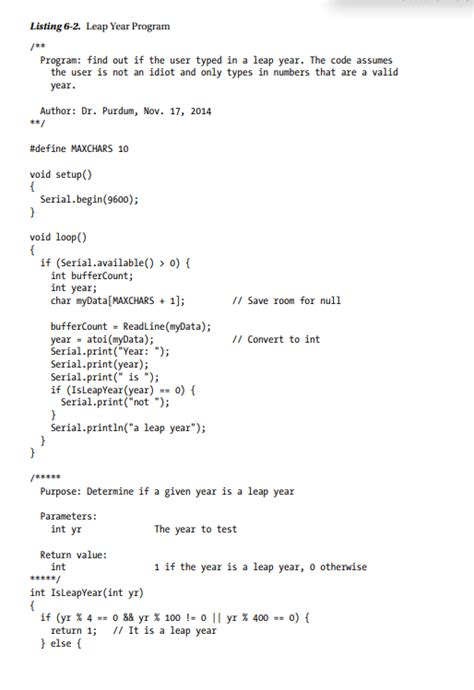 use listing 6 2 on page 134 a what is going on with
