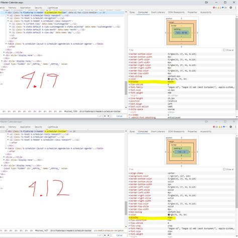 Kendo Scheduler Toolbar Does Not Have Displayflex Applied · Issue 1825 · Telerikkendo Themes