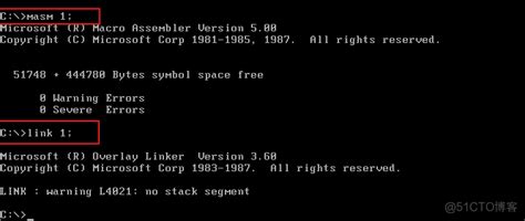 【8086汇编】从汇编源程序到可执行文件（masm Link工具链的使用）mculover666的技术博客51cto博客